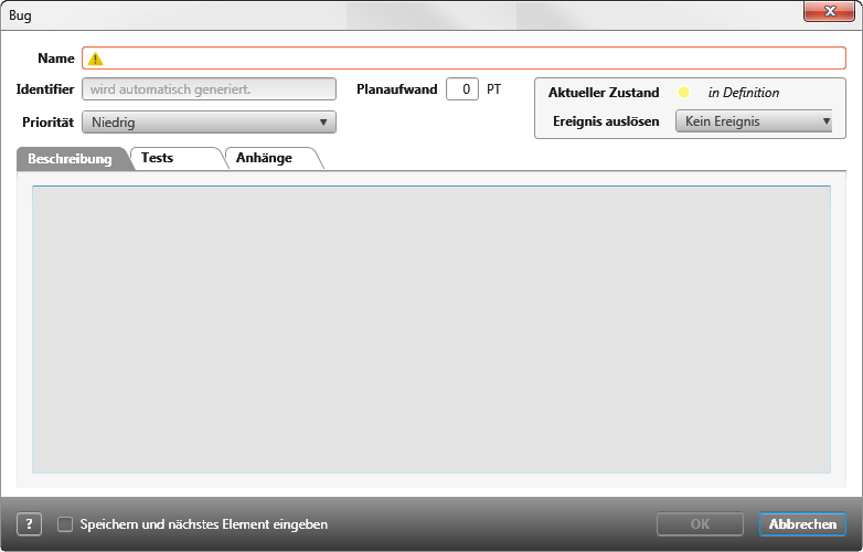 Elemente anlegen › microTOOL Hilfeseiten