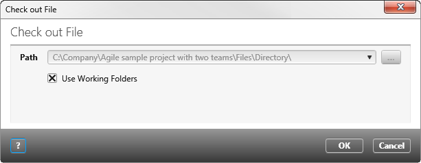 Dialog “Check out File” › microTOOL Hilfeseiten