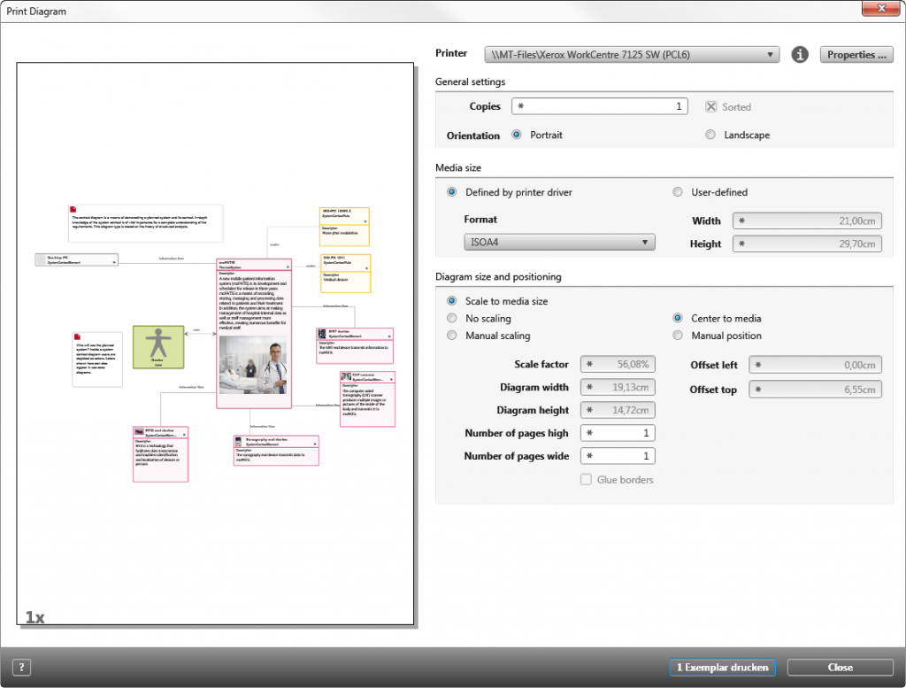 Dialog “Print Diagram” › microTOOL Hilfeseiten
