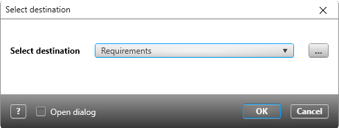 Dialog “Select destination” › microTOOL Hilfeseiten