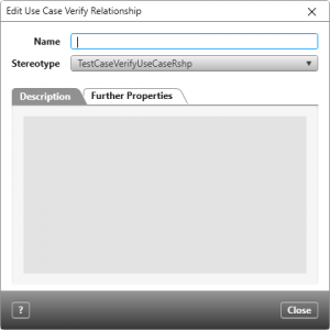Dialog “Edit Use Case Verify Relationship” › microTOOL Hilfeseiten