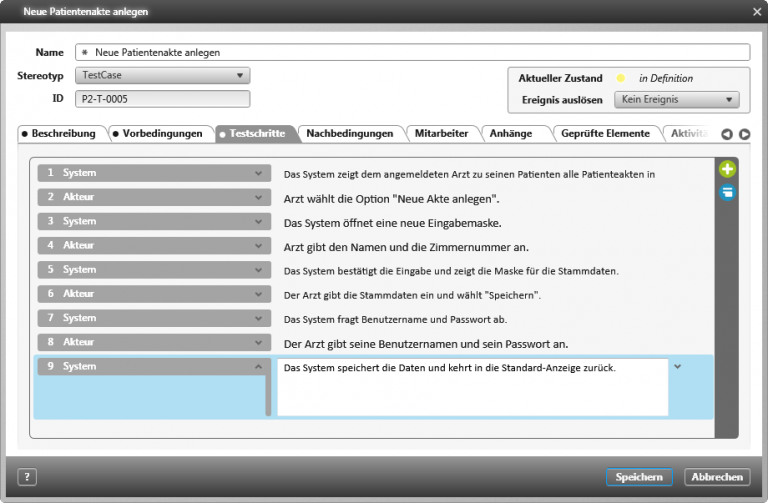 Testfall erstellen › microTOOL Hilfeseiten