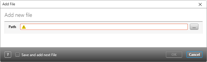 Dialog “Add File” › microTOOL Hilfeseiten