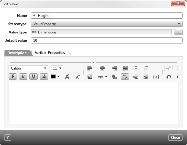 Dialog “Create Value” › microTOOL Hilfeseiten
