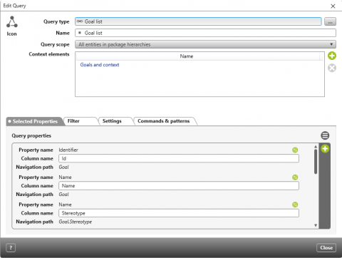 Dialog “Edit Query” › microTOOL Hilfeseiten