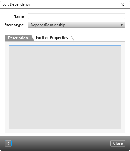 Dialog “Edit Dependency” › microTOOL Hilfeseiten
