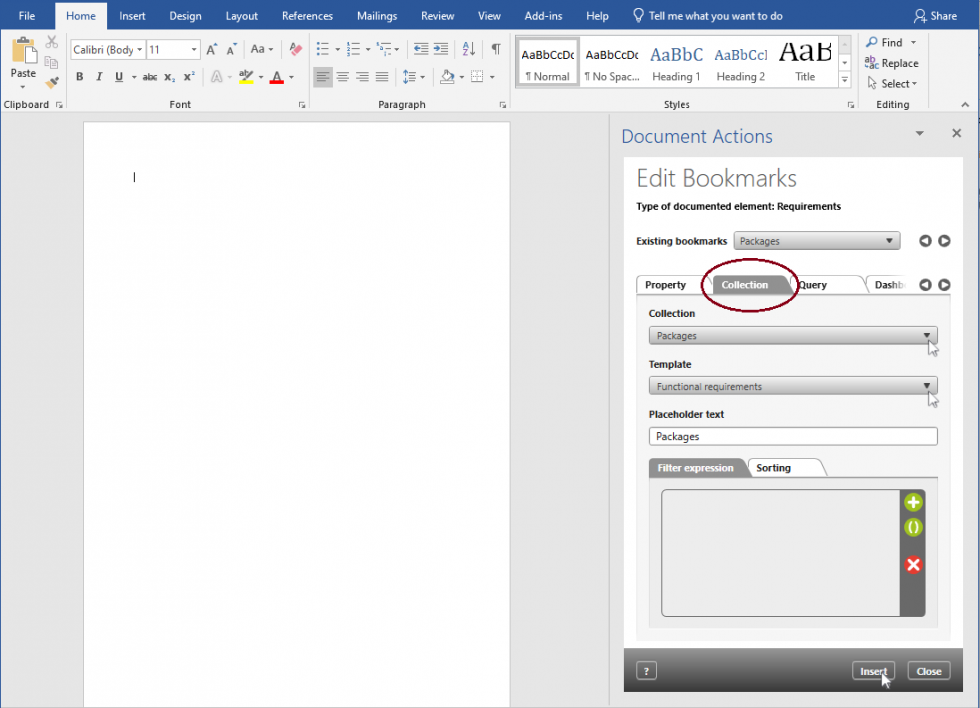 Generate Requirements from Packages into a Document › microTOOL Hilfeseiten